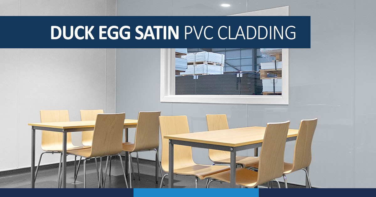 Duck Egg Satin PVC Wall Cladding Sheet - News About PVC Cladding Direct | PVC Cladding Direct